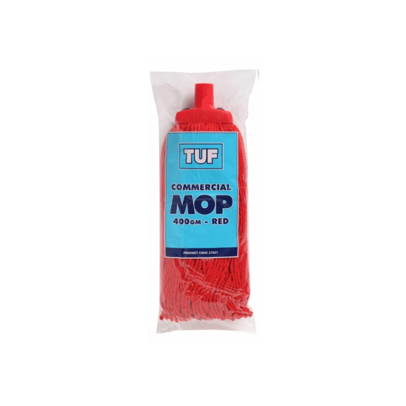 TUF COMMERCIAL MOPS 400GM - RED – Apack Cleaning Supplies